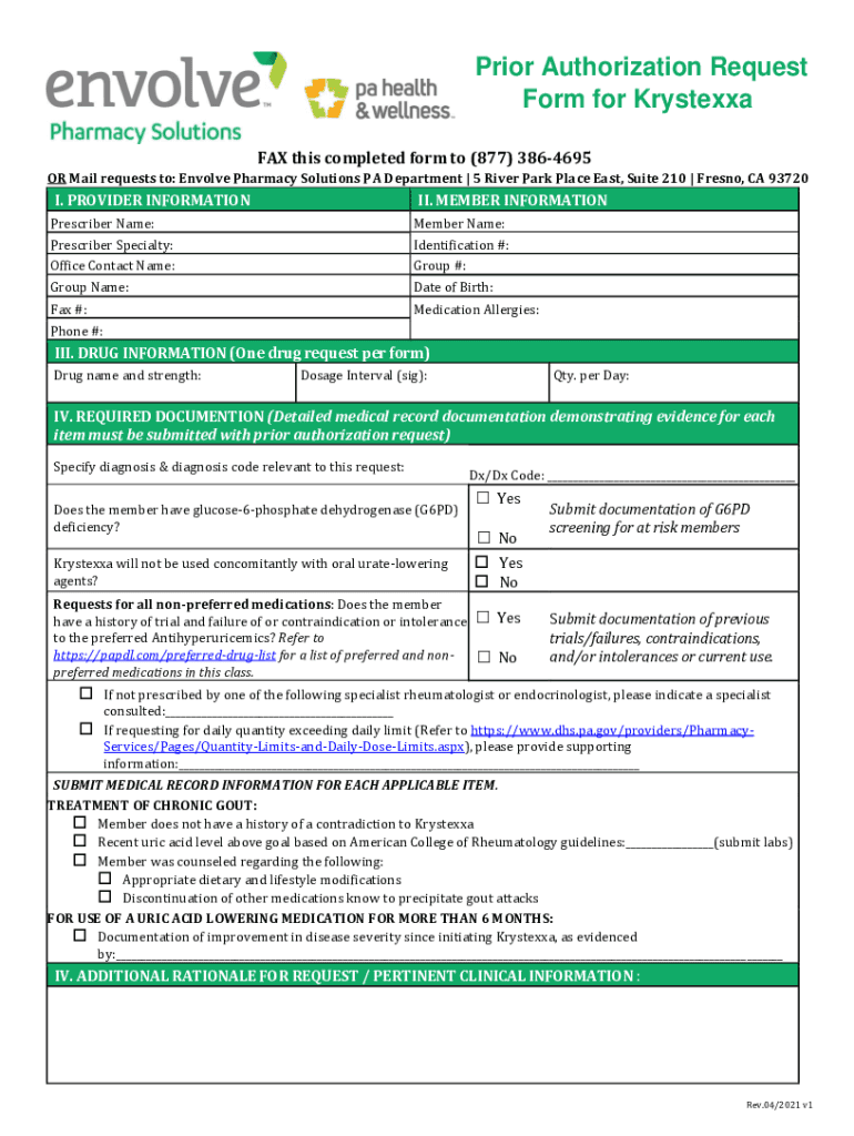 Fillable Online Prior Authorization Request Form for Continuous Glucose ... Fax Email Print ...