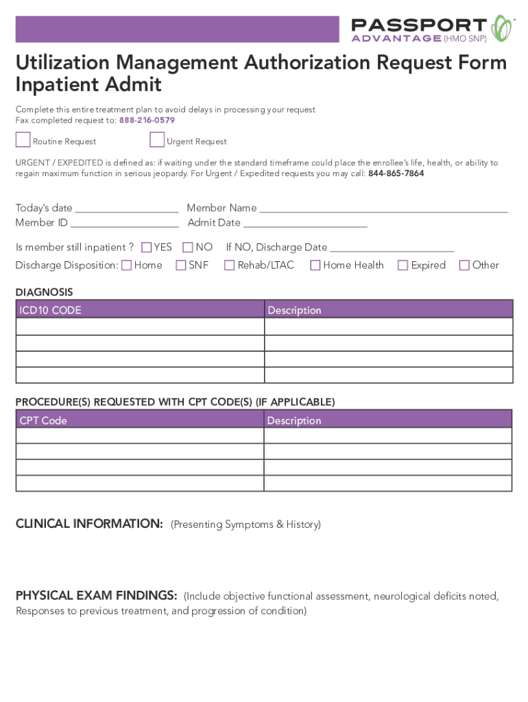 Fillable Online The Utilization Review Process and the Origins of ...
