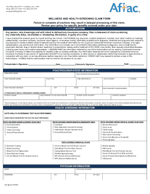 Fillable Online Aflac Hospital Indemnity Claim Forms - best-doctor.net ...