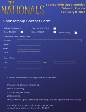 Fillable Online Nationals Contact form Fax Email Print - pdfFiller