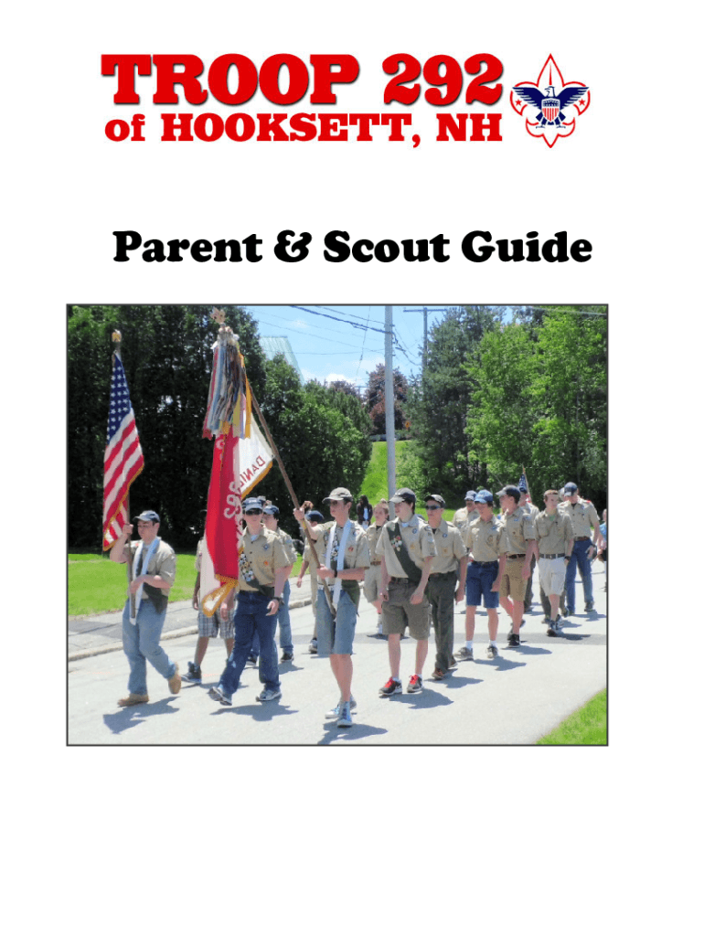 Fillable Online TROOP 44 PARENT GUIDE - Boy Scout Troop 44, Cub Scout ...
