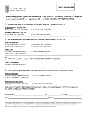 Fillable Online Incoming Fax Referral Sheet Fax Email Print - pdfFiller