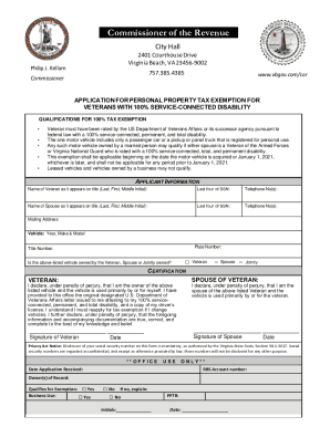 Fillable Online va commissioner of revenueCommissioners of the Revenue ...