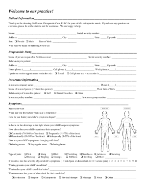 Fillable Online NP Intake form - Pediatric Fax Email Print - pdfFiller