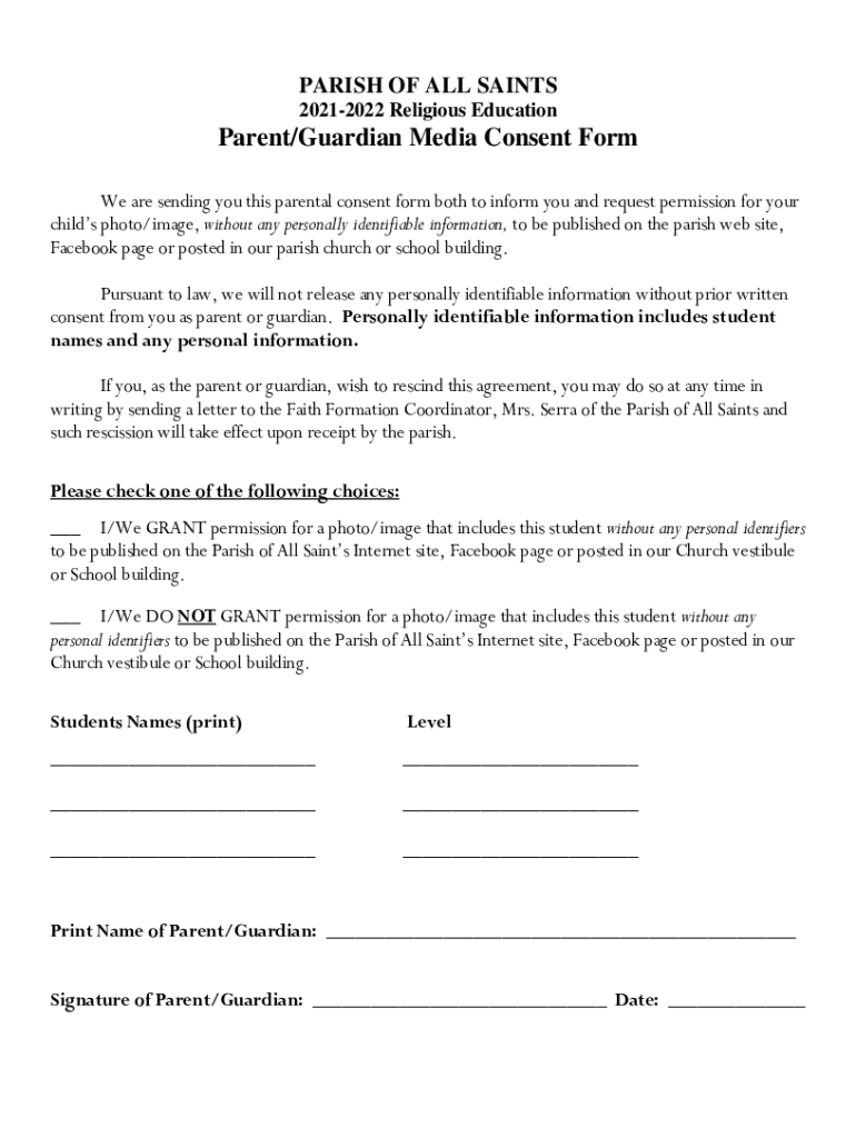 Fillable Online Parent Legal Guardian Authorization Letter Fax Email Print - pdfFiller