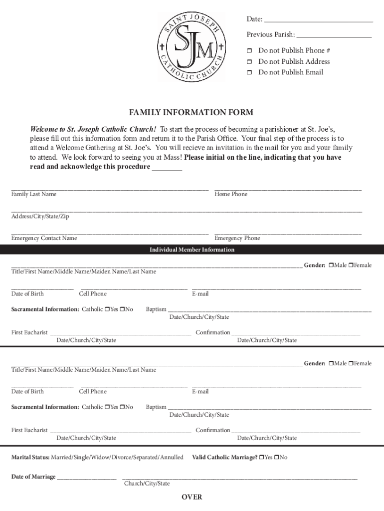 Fillable Online Parish Leadership News From Diocese of Midwest Fax ...