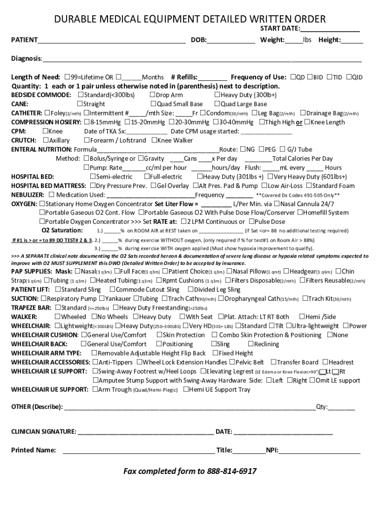 Fillable Online Certificate of Medical Necessity (CMN) - Mississippi ...