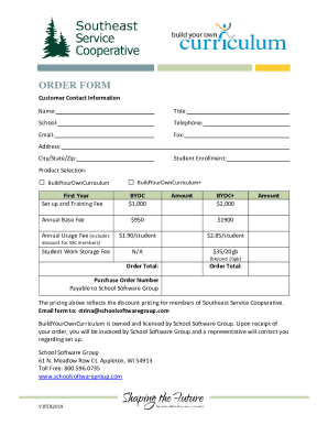 Fillable Online ORDER FORM - ssc.coop Fax Email Print - pdfFiller