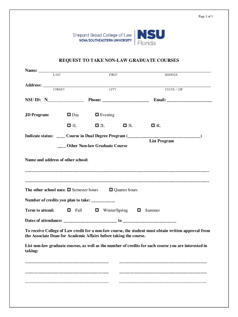 Fillable Online Declaration of Disclosure Form - Nova Southeastern ...