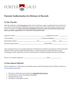 Fillable Online Ferpa Parent Consent Form Fax Email Print - pdfFiller
