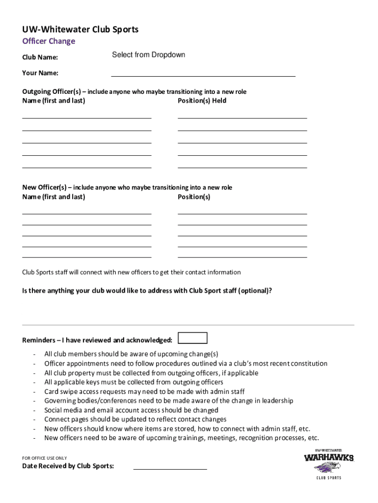 Fillable Online Frequently Asked Questions (FAQs)SOU Clubs Fax Email ...