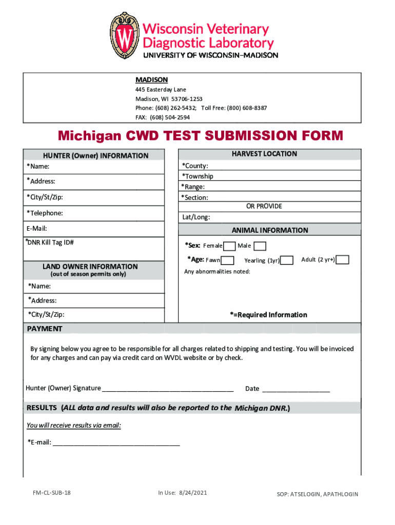 Fillable Online Get the free Avian Swab Kit For PCR Order Form - wvdl ...