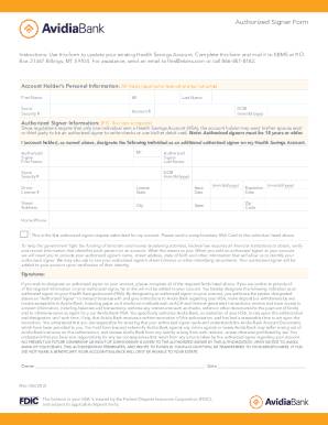 Fillable Online HSA account information change form - EBMS Fax Email ...