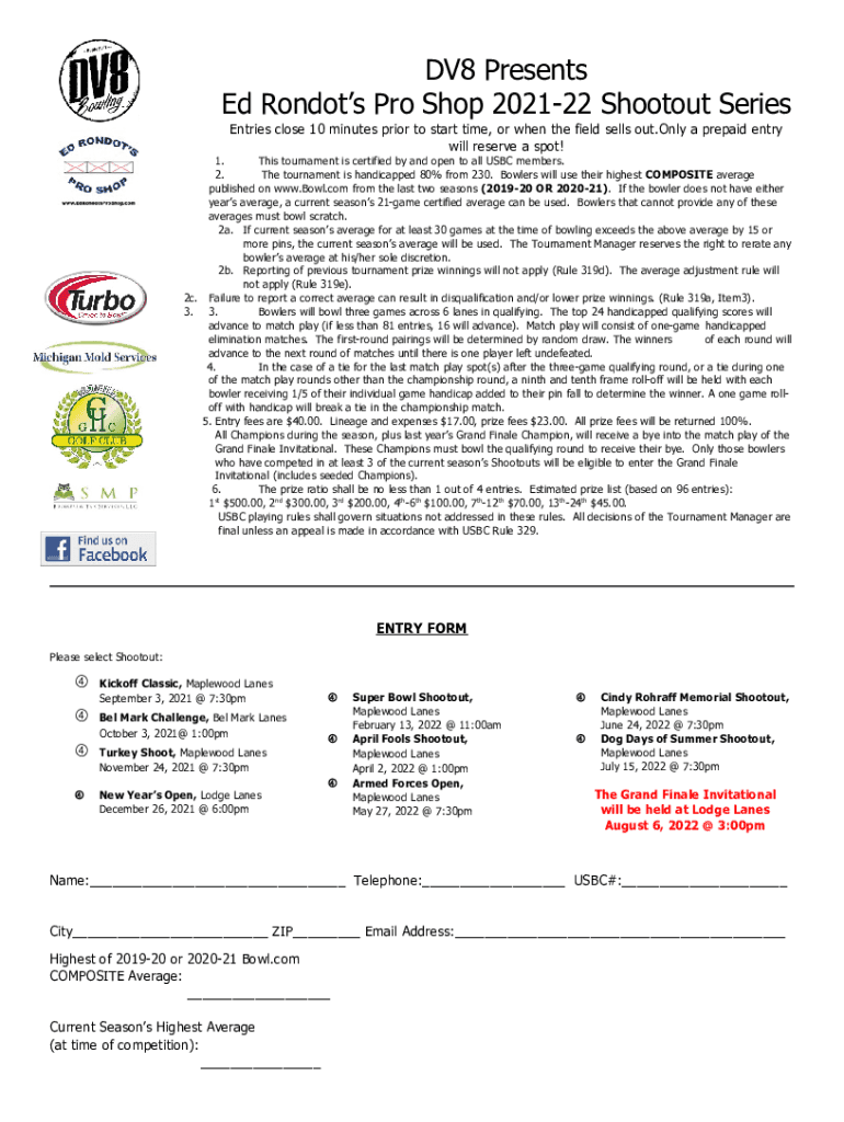 Fillable Online www.midwestbowling.comtournamentarmed-forcesArmed Forces Open presented by DV8 ...