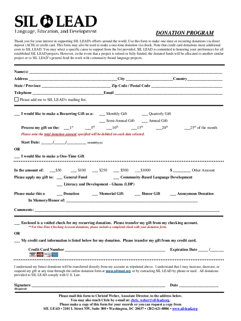 Fillable Online 20170419 Enrollment Form SIL - EFT Corporation Fax ...