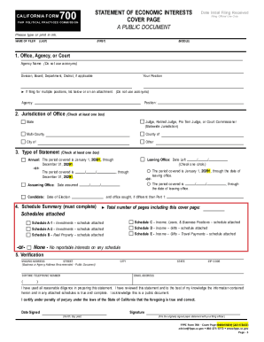 Fillable Online fppc ca Fillable Online Form 700 - 2020-2021 Statement ...