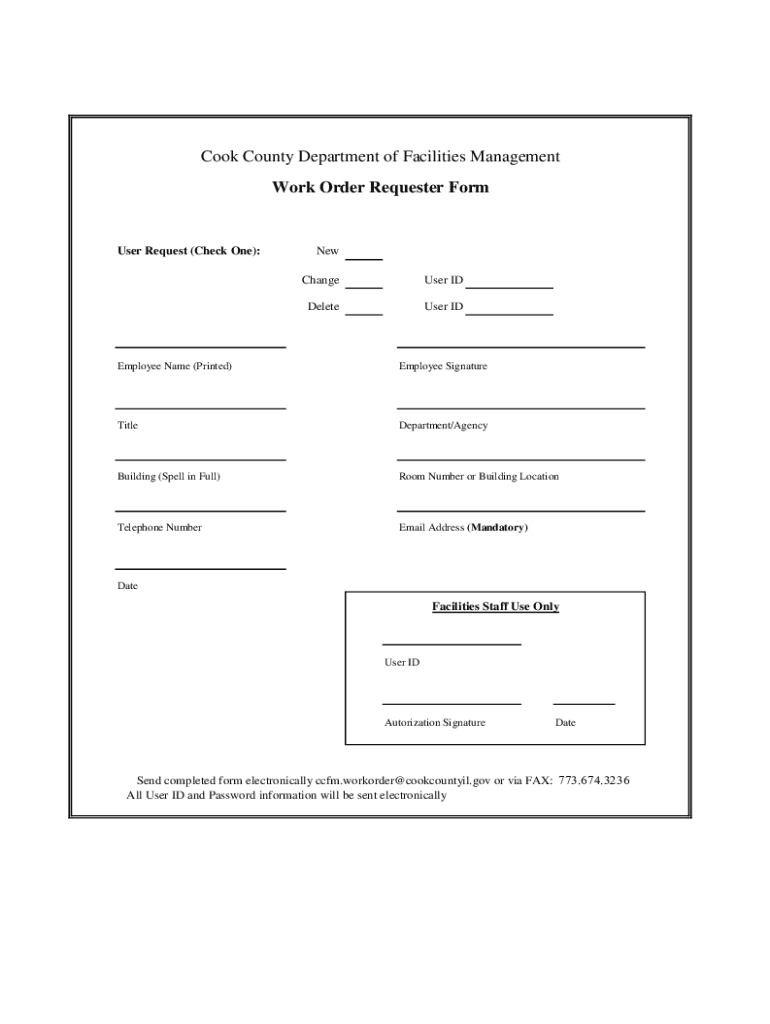 Fillable Online Work Requester Form.xlsx Fax Email Print - pdfFiller