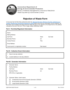 Fillable Online Instructions for Completing the Hazardous Waste ...