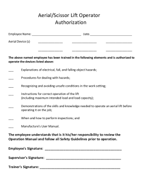 Fillable Online Aerial Authorization Form.doc Fax Email Print - pdfFiller