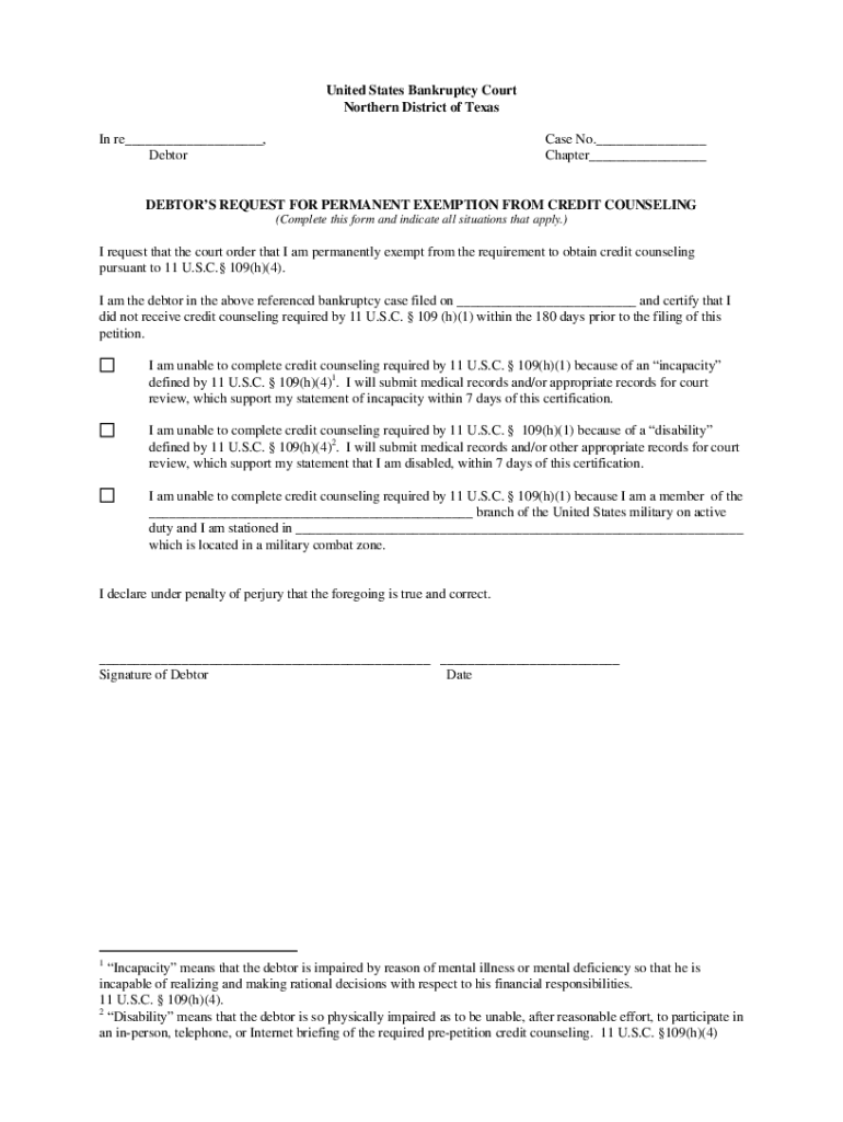 Fillable Online Request for Exemption.doc Fax Email Print - pdfFiller