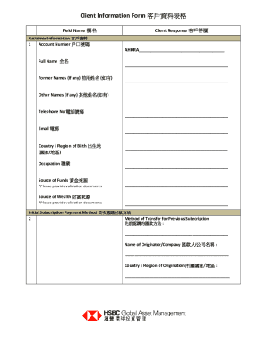 Fillable Online 30 Free Client Intake Form Templates For Word, Excel ...