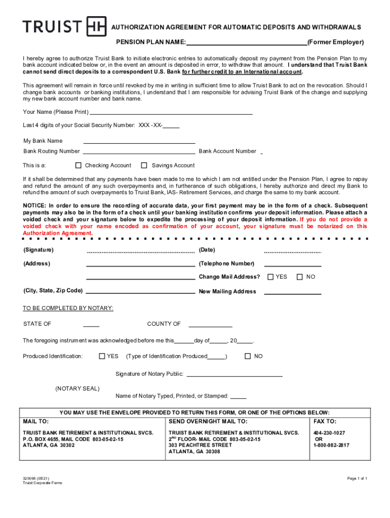 Fillable Online ufcwtrust.comDocumentsDirectDepositForm4Direct Deposit ...