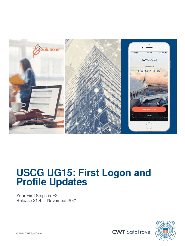 Fillable Online USCG UG15: First Logon and Profile Updates Fax Email ...