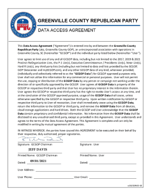 Fillable Online FORM - GCGOP Data Access Agreement 2021-09-01 v01.docx ...