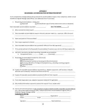 Fillable Online Reasonable Accommodation Policy -FEMA.gov Fax Email ...