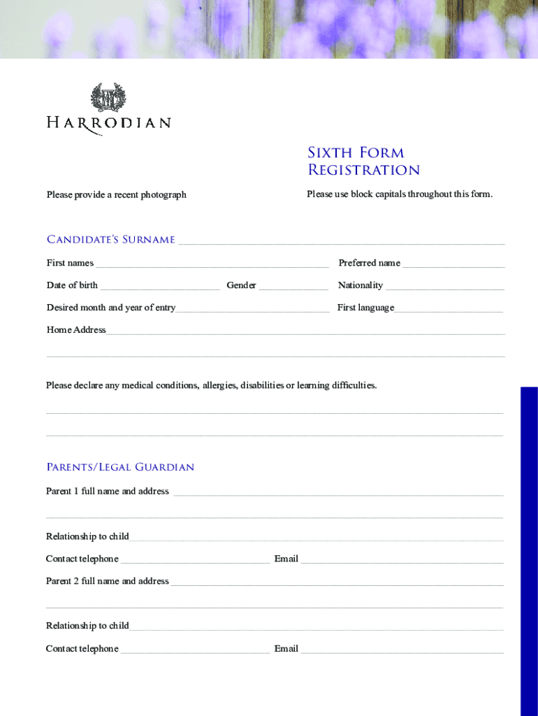 Fillable Online (Please use block capitals throughout) Doc Template ...