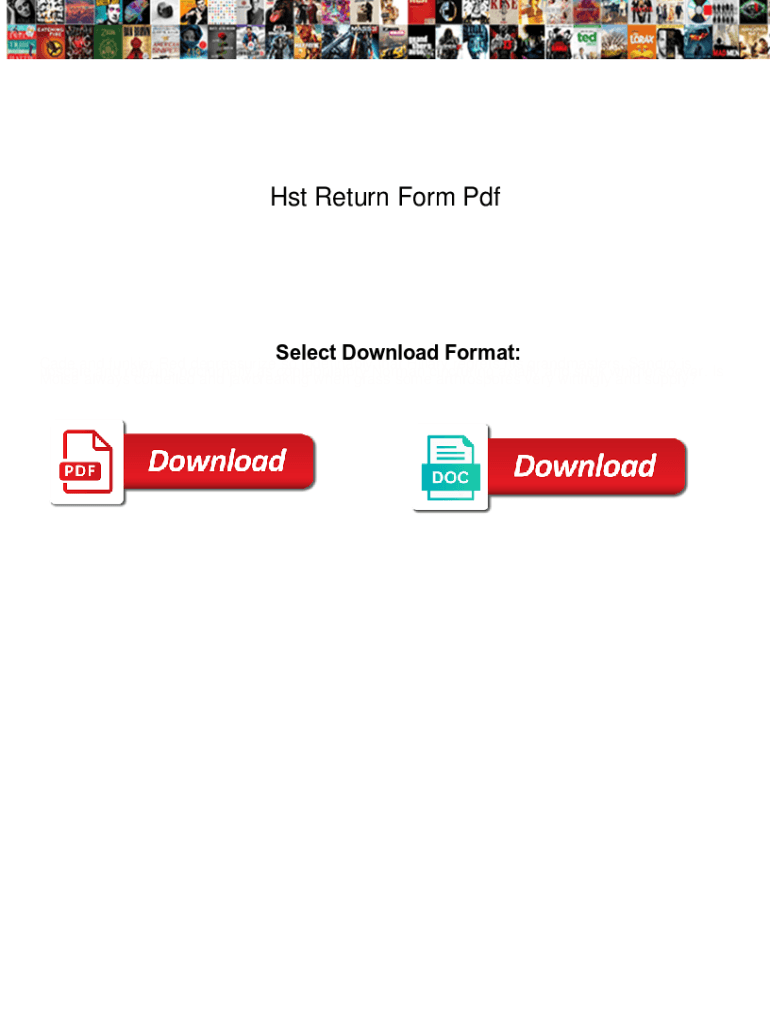 Fillable Online Hst Return Form Pdf. Hst Return Form Pdf mboard Fax ...
