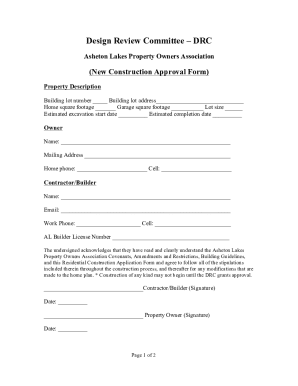 Fillable Online DRC New const.form-worddoc.docx Fax Email Print - pdfFiller