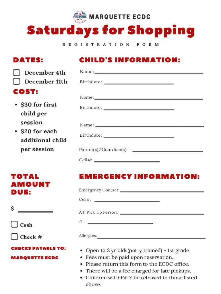 Fillable Online Sat 4 Shopping Registration Form Fax Email Print ...
