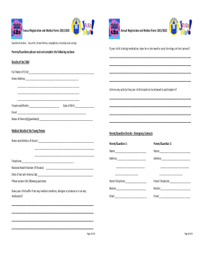 Fillable Online JK Annual Registration Form 2019-2020 Fax Email Print ...