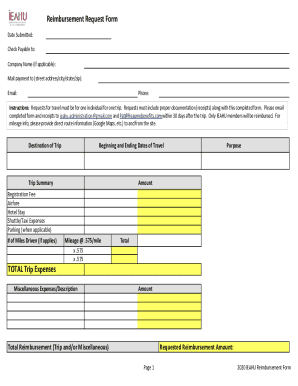 Fillable Online MVP Claim Reimbursement Request Fax Email Print - pdfFiller