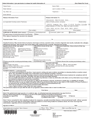 Fillable Online Mercy Health Hipaa Form Fax Email Print - pdfFiller