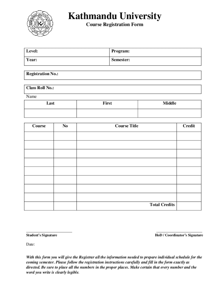 Fillable Online Undergraduate Program Semester Rejoin or Repeat Request ...