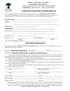 Fillable Online 2021- 2022 PAD Authorization form Fax Email Print ...