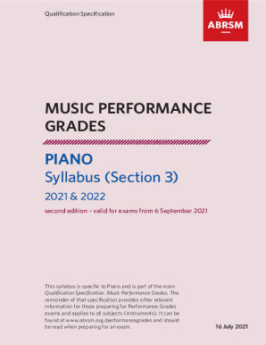 Fillable Online ie abrsm MUSIC PERFORMANCE GRADES - us.abrsm.org Fax ...