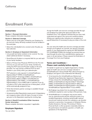 Fillable Online Enrollment Form - eBenefits Fax Email Print - pdfFiller