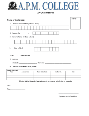 Fillable Online PHOTO** APPLICATION FORM for BSDP (Period From to .) (2 ...