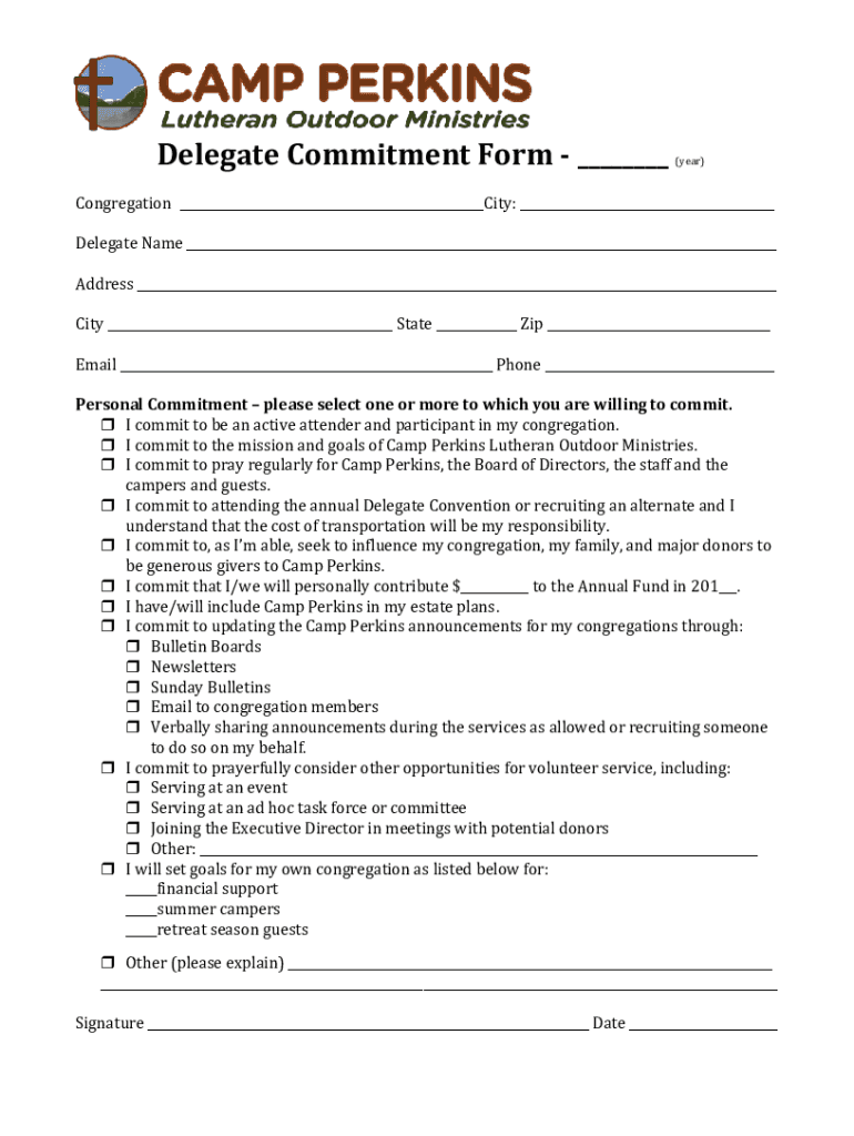 Fillable Online DELEGATE REPORTING FORM FOR 74th KANSAS DISTRICT ...