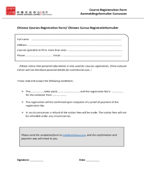 Fillable Online 90+ Course Registration Form Templates Jotform Fax ...