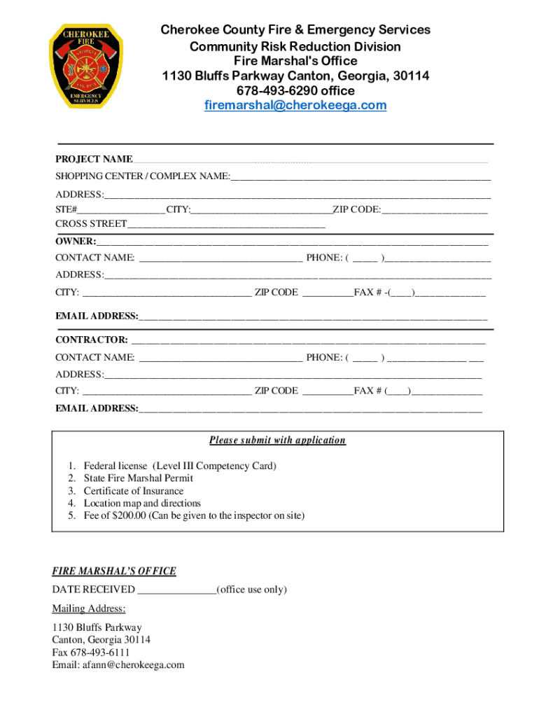 Fillable Online blasting permit form Fax Email Print - pdfFiller