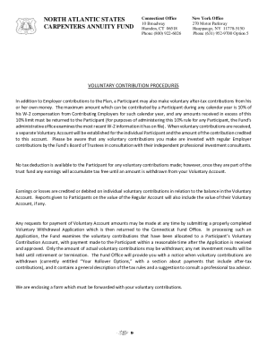 Fillable Online VOLUNTARY CONTRIBUTION FORM.docx Fax Email Print ...