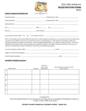 Fillable Online FORM #2 PARENT GUARDIAN INFORMATION FORM I understand ...