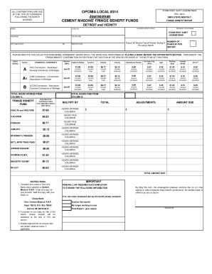 Fillable Online Local 514 Contribution Forms Fax Email Print - pdfFiller