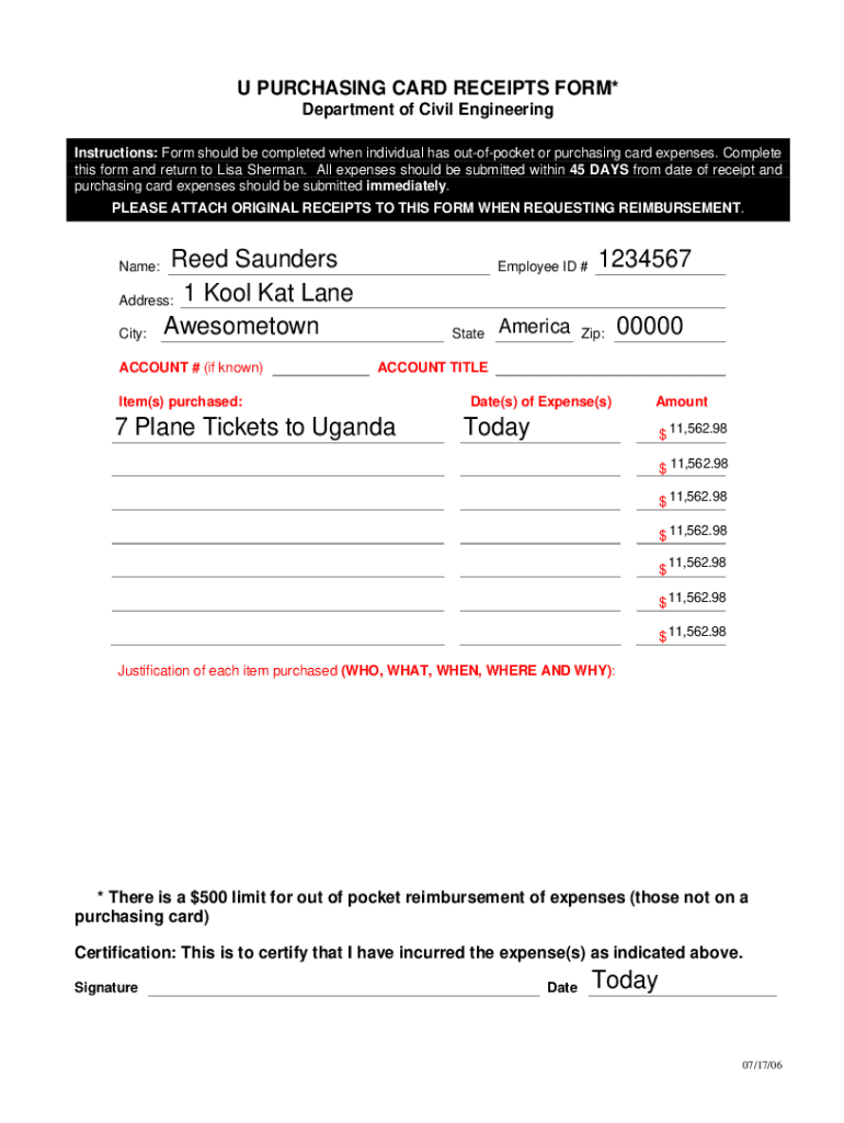 Fillable Online wiki ewb-umn Purchasing-Card-Form.doc Fax Email Print ...