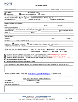 Fillable Online OSD Event Request Form Fax Email Print - pdfFiller