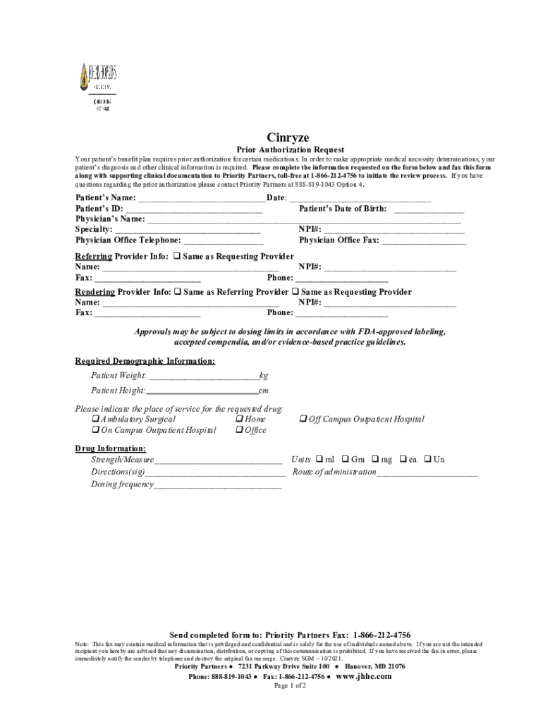Fillable Online Prior Authorization Request Medicare Part B Form Fax ...